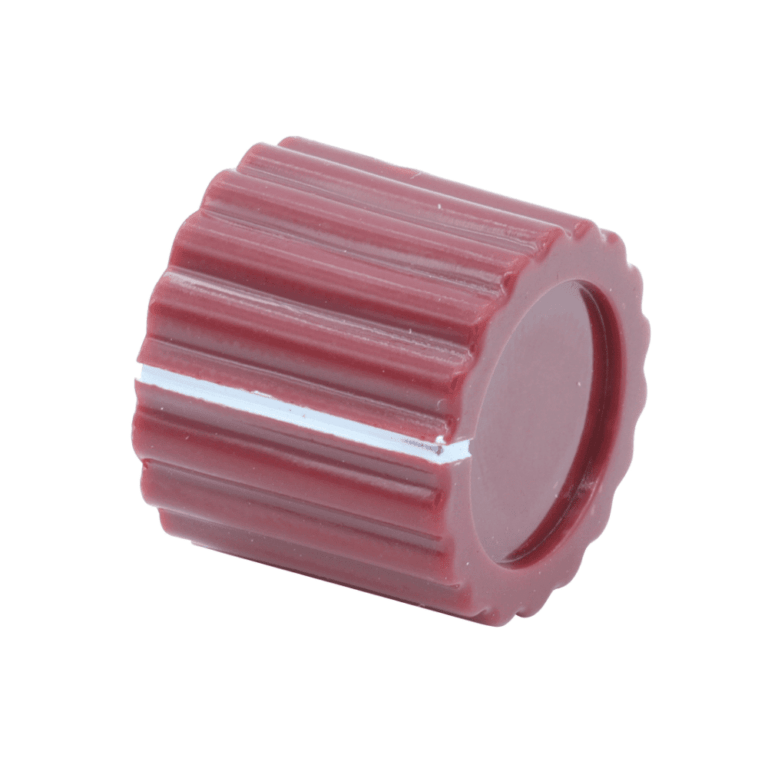 Neve Marconi Knob – Fluted, Round [dark red]